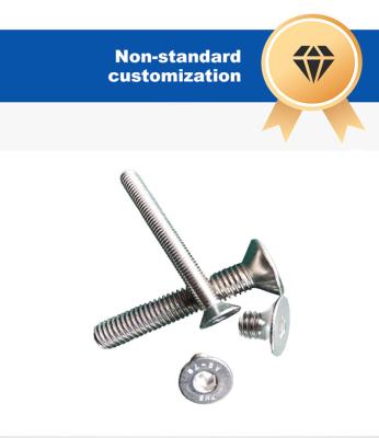 China Edelstahl Flat Countersunk Kopf Maschine Schrauben perfekt für verschiedene Anwendungen zu verkaufen