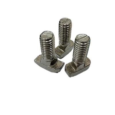 China T-vormige schroef van roestvrij staal voor 45-serie M8*20-10 Aluminiumprofiel Te koop