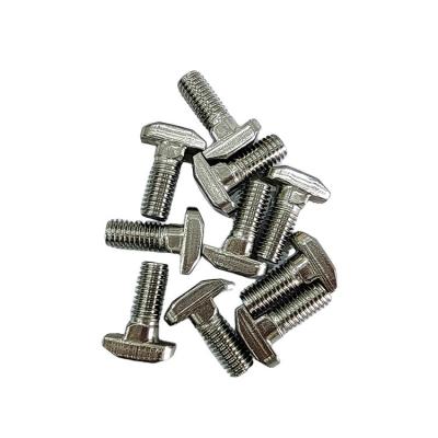 China T-vormige schroef van roestvrij staal voor 45-serie M8*20-10 Aluminiumprofiel Te koop
