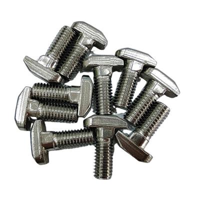 China T-vormige schroef van roestvrij staal voor 45-serie M8*20-10 Aluminiumprofiel Te koop