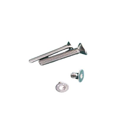 China M2-M10 304 de acero inoxidable Plum Blossom tornillos de seguridad de cabeza redonda tornillos sin alfiler con núcleo de columna Tornos de cabeza de panelas de hilo completo Tipo INCH en venta