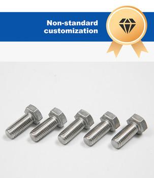 China DIN933 931 Roestvrij staal 304 316 Hexagon Head Full Thread Hex Bolt Standard DIN Te koop