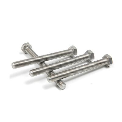 China DIN933 Acero inoxidable 304 316 Cerrojo hexagonal para el suministro de campo de la construcción Venta en venta