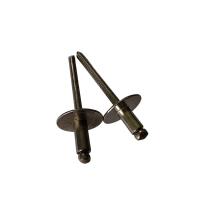 China Large Brim Round Head Open Type Iron Pull Rivets for Steel Processing Center Equipments for sale