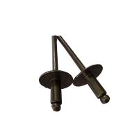 China Large Brim Round Head Open Type Iron Pull Rivets for Steel Processing Center Equipments for sale