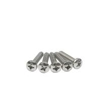 China custom head flat tail rust resistant SS304 machine screws with full thread type INCH for sale