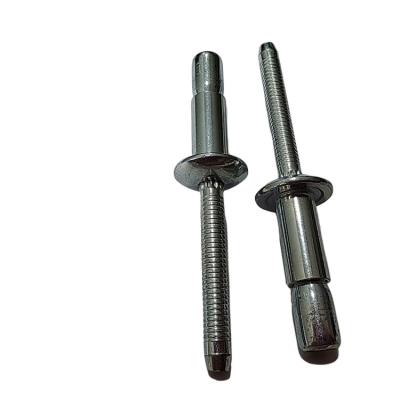 Cina Alta resistenza Interlock Serie SSPI Rivets ciechi Acciaio al carbonio Testa rotonda Finitura brillante in vendita
