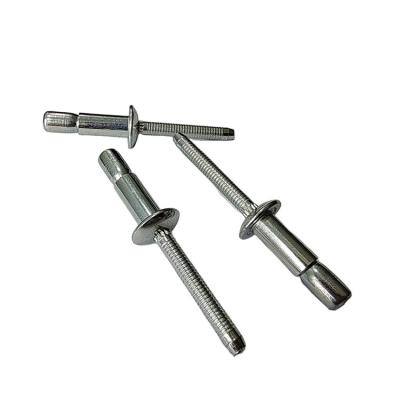 Cina Alta resistenza Interlock Serie SSPI Rivets ciechi Acciaio al carbonio Testa rotonda Finitura brillante in vendita