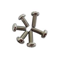 China Full Thread Type Stainless Steel Tamper Proof Button Head Security Screws with Pin for sale