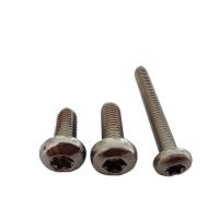 China Full Thread Type Stainless Steel Tamper Proof Button Head Security Screws with Pin for sale