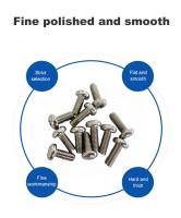 China Full Thread Type Stainless Steel Tamper Proof Button Head Security Screws with Pin for sale
