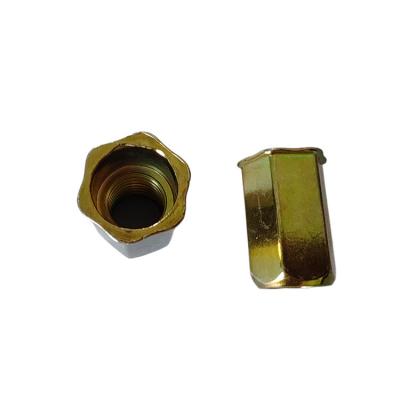 Cina Sistema metrico di misurazione Capo piccolo con nocciolo di rivetto aperto full hex con rivestimento in zinco giallo in vendita