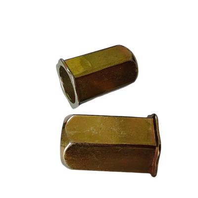 Cina Sistema metrico di misurazione Capo piccolo con nocciolo di rivetto aperto full hex con rivestimento in zinco giallo in vendita