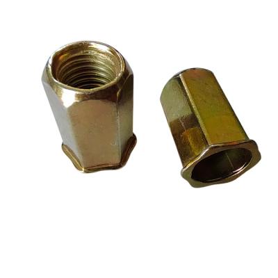 Cina Sistema metrico di misurazione Capo piccolo con nocciolo di rivetto aperto full hex con rivestimento in zinco giallo in vendita