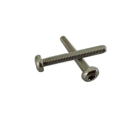 China Stainless Steel 2024 Torx Pin 6 Lobe Pan Button Head Machine Anti Theft Tamper Proof Screw for sale