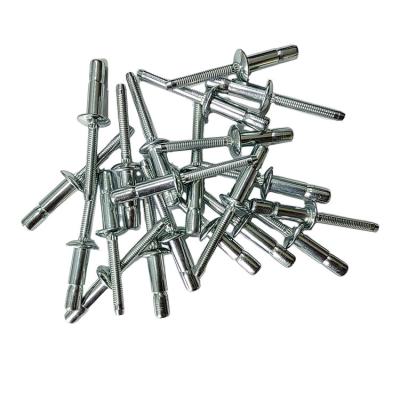 Cina Affidabile Interlock Serie SSPI Rivetti ciechi in acciaio al carbonio 20 mm Lunghezza Finitura brillante in vendita