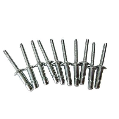 Cina Affidabile Interlock Serie SSPI Rivetti ciechi in acciaio al carbonio 20 mm Lunghezza Finitura brillante in vendita