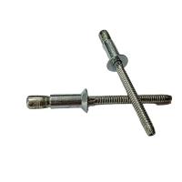 China High Strength Interlock SSPI Series Blind Rivets Iron Countersunk Head ISO Standard for sale