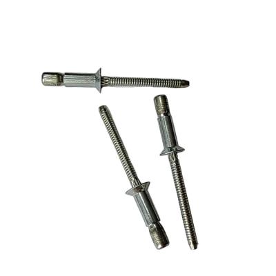 Cina 12 mm chiusura rivette cieche chiusura interna ferro contro-affondamento testa con 4,8 mm/6,4 mm Dimensione in vendita
