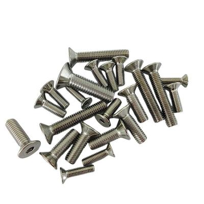 China Volledige draad Type INCH Meting Roestvrij staal 304 Countersunk Head Flat Head Schroeven Te koop