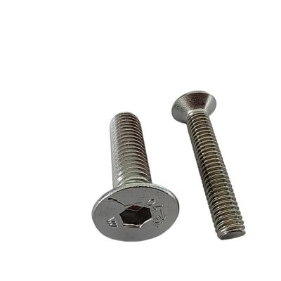 China Volledige draad Type INCH Meting Roestvrij staal 304 Countersunk Head Flat Head Schroeven Te koop