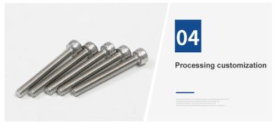 China Full Thread Type Stainless Steel Cup Head Bolts M3 M4 M5 M6 Hex Socket Allen Key Bolt DIN912 for sale
