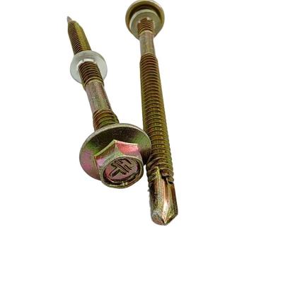 China Yellow Coated Metric Stainless Steel Self Drilling Screw for Hardware for sale