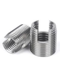 China Tapping Threaded Insert for M2-M8 Wire Thread Stainless Steel Slotted Self Tapping for sale