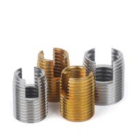 China 304L Slotted Thread Sleeve Screw Self Tapping Threaded Insert M2 M3 M4 M5 M6 M8 for sale