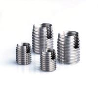 China 304L Slotted Thread Sleeve Screw Self Tapping Threaded Insert M2 M3 M4 M5 M6 M8 for sale