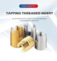 China 304L Slotted Thread Sleeve Screw Self Tapping Threaded Insert M2 M3 M4 M5 M6 M8 for sale