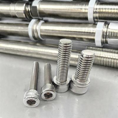 China 304 roestvrij staal Hexagonale cilindrische kopschroef verlengd met voldraad Te koop