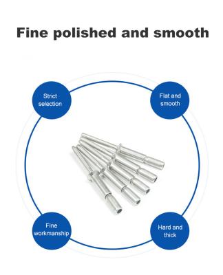China Plain Finish Flat Round Countersunk Head Cup Type Draw 304 Roestvrij staal Blind Rivet Te koop
