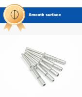 China 304 Stainless Steel Flat Round Countersunk Head Cup Type Blind Rivet with Open End for sale