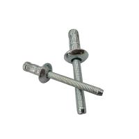 China One-stop Customized Service Open Type Coller Carbon Steel Open End Solid Metal Rivets for sale