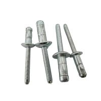 China One-stop Customized Service Open Type Coller Carbon Steel Open End Solid Metal Rivets for sale