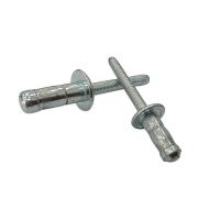 China One-stop Customized Service Open Type Coller Carbon Steel Open End Solid Metal Rivets for sale