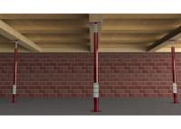 China Galvanizing Structural Steel Adjustable Jack Post With Surface Treatment for sale