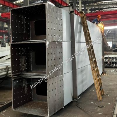 China Complete Box Girder Bridge Package with Steel Box Beams, Galvanized Decking & Connection Kits for sale