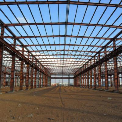Cina Magazzino d'acciaio della struttura della serra galvanizzato piattaforma del Carport con il pannello a sandwich in vendita