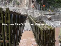 China Prefabricated Steel Truss Pedestrian Bridge Design Bailey Bridge Structures for sale