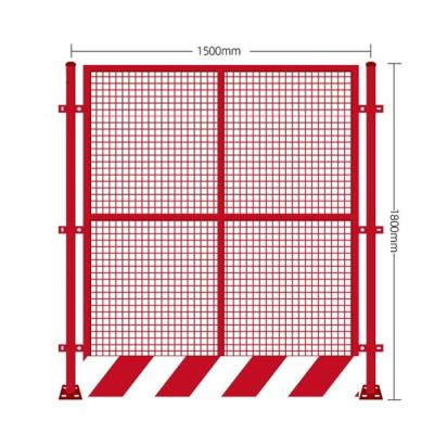 Cina Montaggi di titanio Mesh Pit Border Fence Warning Guardrail della lamiera sottile di precisione dello zinco in vendita