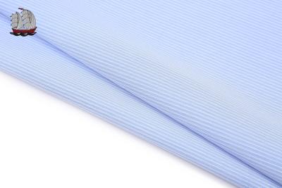 China Herringbone Stripe Fabric 115gsm Jacquard Stripe Fabric Sanded Moisture Wicking for sale