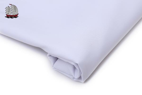 Quality TR8020 Corporate Uniform Fabric TR Twill Fabric Sanded Soft White for sale
