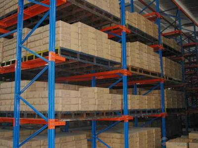 China Cold Rolled Steel Drive In Drive Through Racking System For Industrial Warehouse for sale