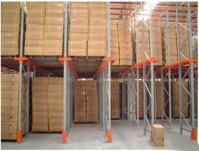 China Cold Rolled Steel Drive In Drive Through Racking System For Industrial Warehouse for sale