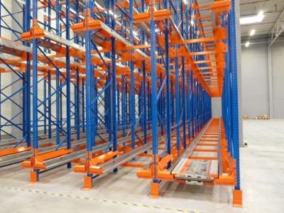 China Customized Radio Shuttle System , Warehouse Pallet Shuttle Racking System for sale