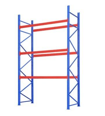 China 6000mm Height Long Span Heavy Duty Storage Racks With Powder Coat Paint Finish for sale