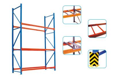 China 6000mm Height Long Span Heavy Duty Storage Racks With Powder Coat Paint Finish for sale