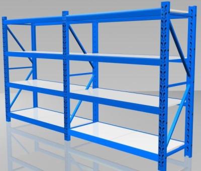 China Light Duty Height-Adjustable Storage Rack (90-190kg/Level) 4-Tier for Craft Studio Material & Tool Storage for sale